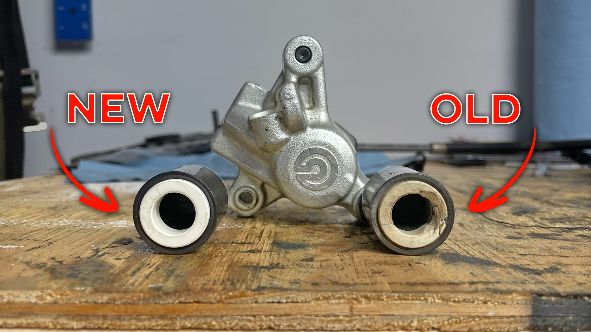 Rear Brake Caliper Rebuild became a Complete Brake Rebuild